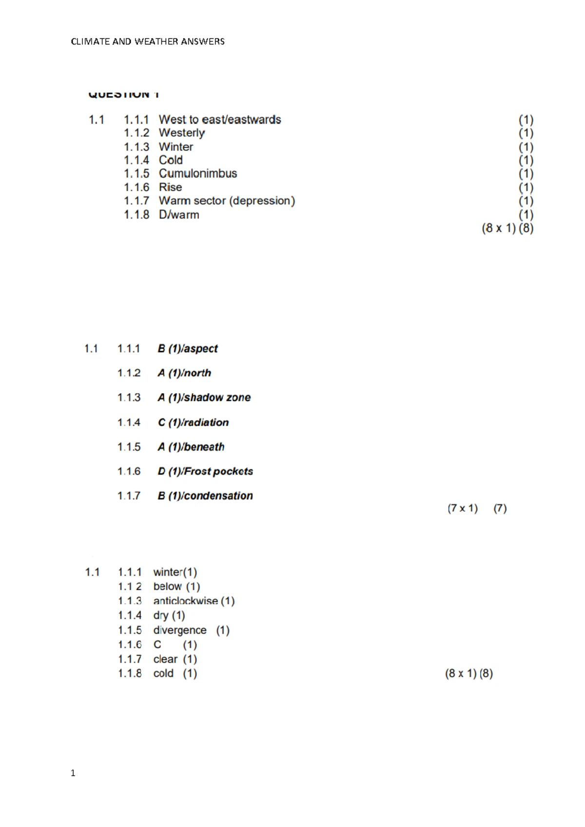 Grade 8 Geography X - Comprehensive Notes and Study Guide - Studocu