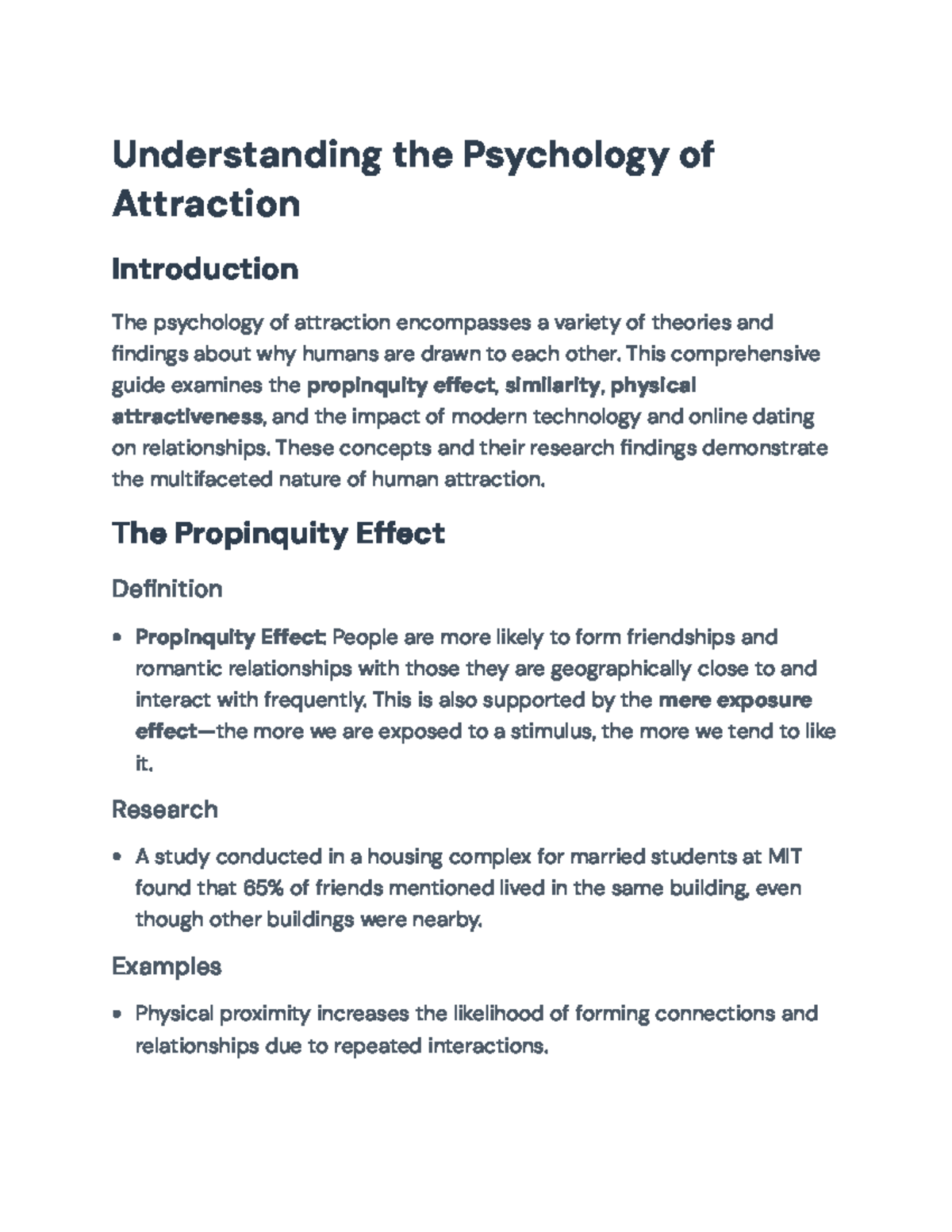 Understanding the Psychology of Attraction: Key Factors and Modern ...