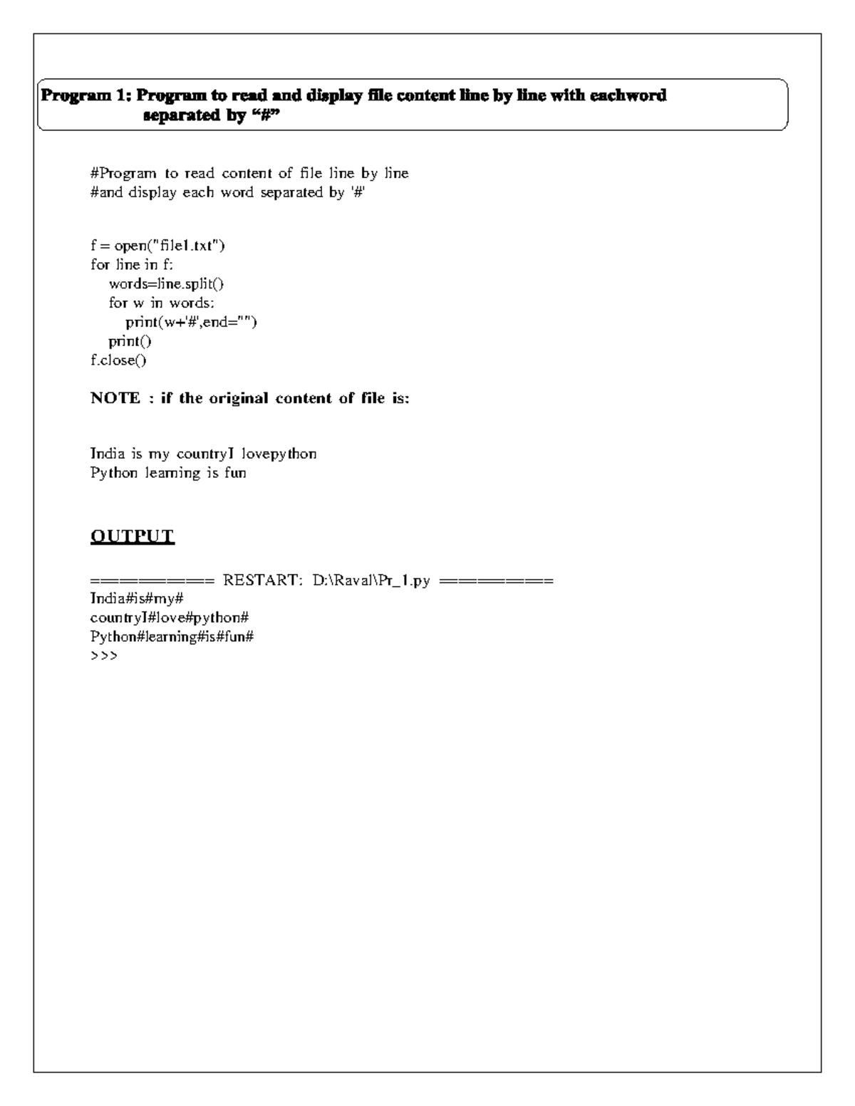 Computer Science Practical 2025-26: Python File Handling & SQL Queries ...