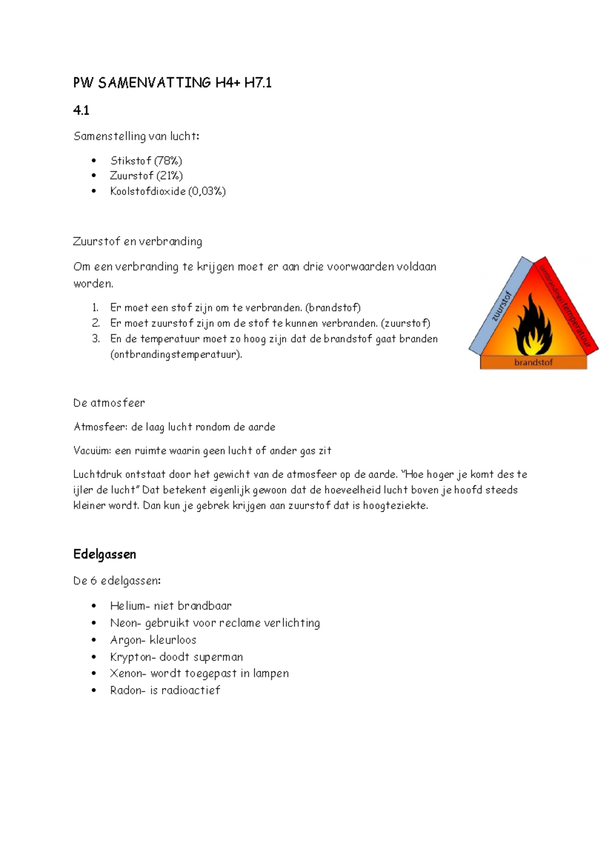 NASK H4+H7 Samenvatting: Samenstelling van Lucht en Geluid - Studeersnel