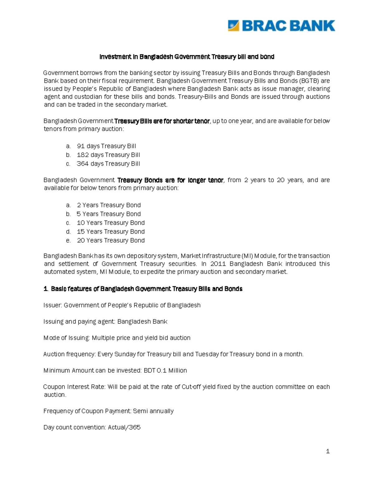 BGTB-Manual: Essential Guide to Bangladesh Treasury Bills & Bonds - Studocu