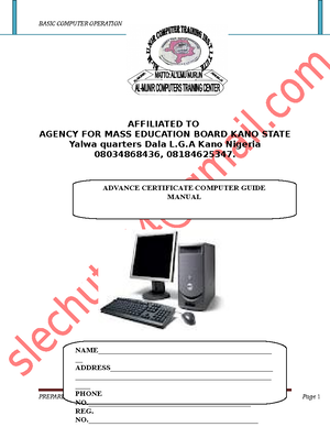 FORM 2 Questions - Introduction to computers - FORM TWO - WORD ...