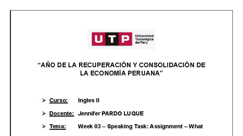 (AC-S03) Week 03 Speaking Task: What Are They Doing at the Party? - Studocu