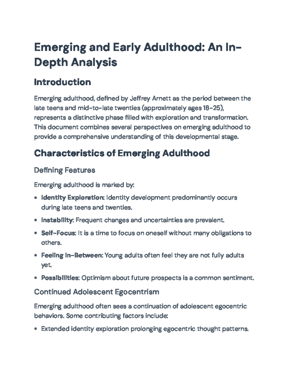 Emerging Adulthood: Identity, Challenges, & Relationships Insights ...
