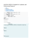 English for Academic and Professional Purposes - Eapp-g11 - AMA - Studocu