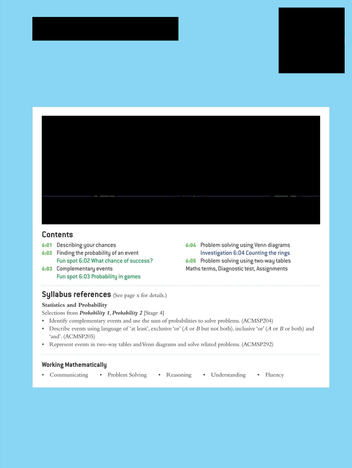 Ch 6 Probability - A Topic Test (Maths 8) - Studocu