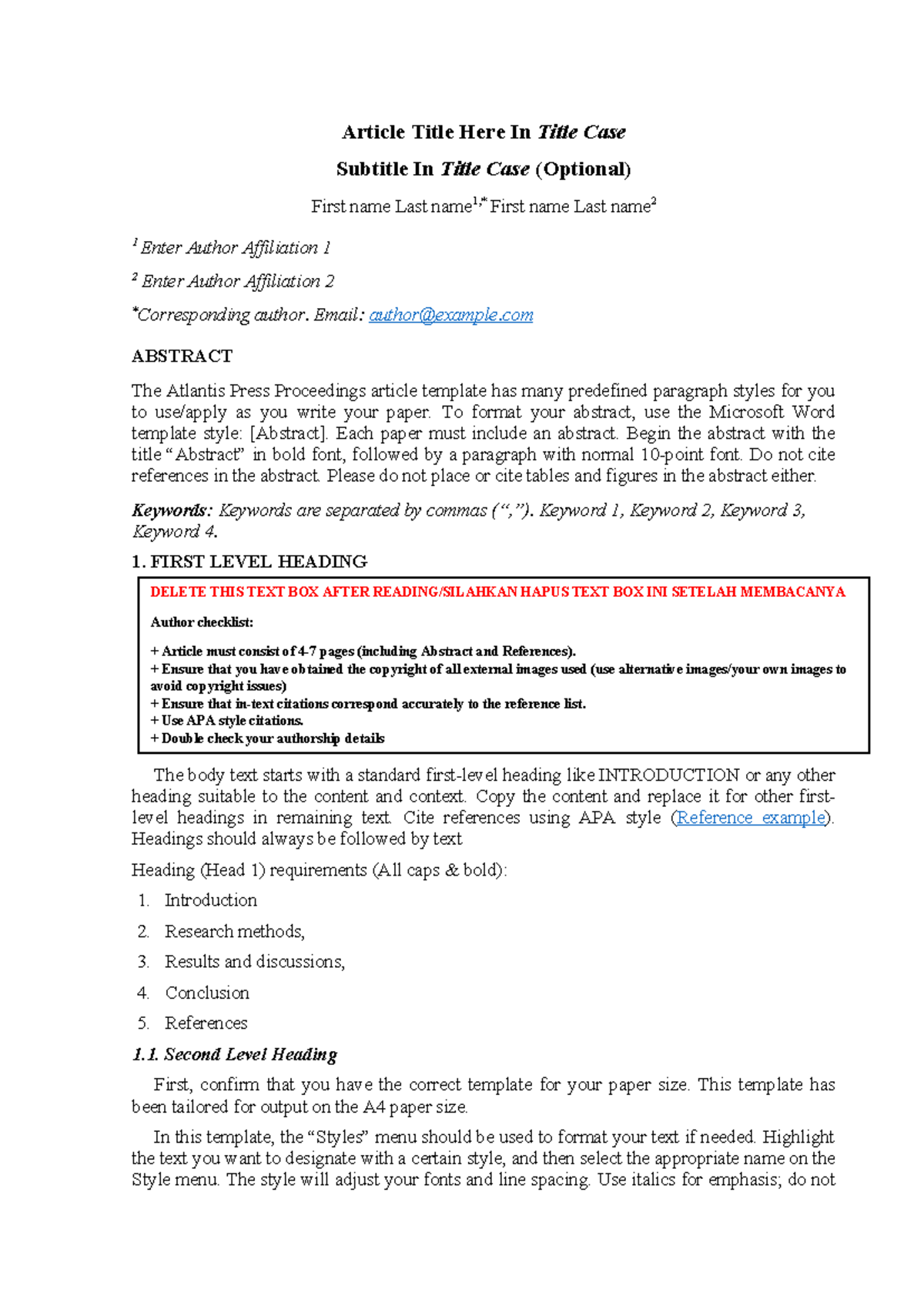 Sample Research Paper: Formatting Guidelines and Best Practices - Studocu