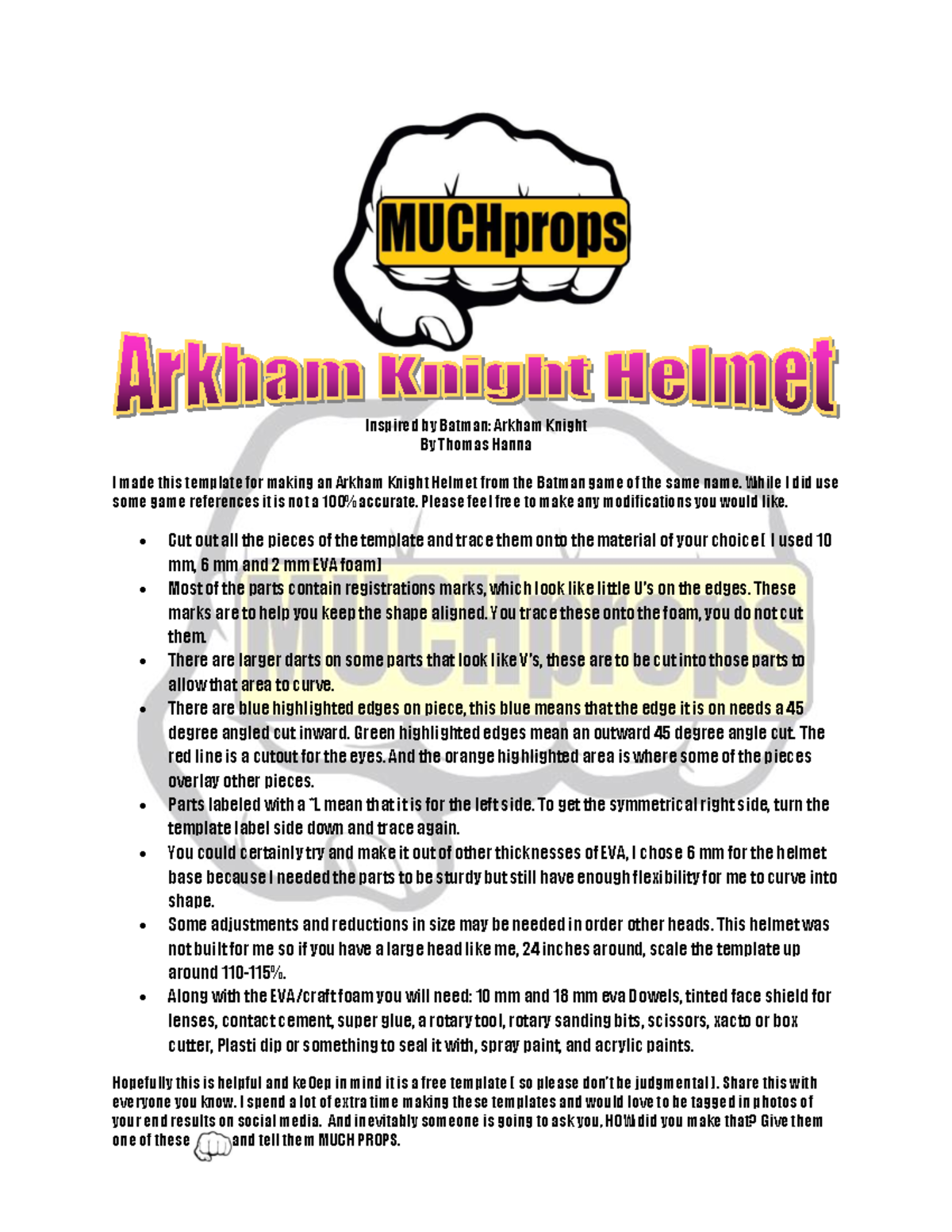 Arkham+Knight+Helmet+Template - Inspired by Batman: Arkham Knight By ...