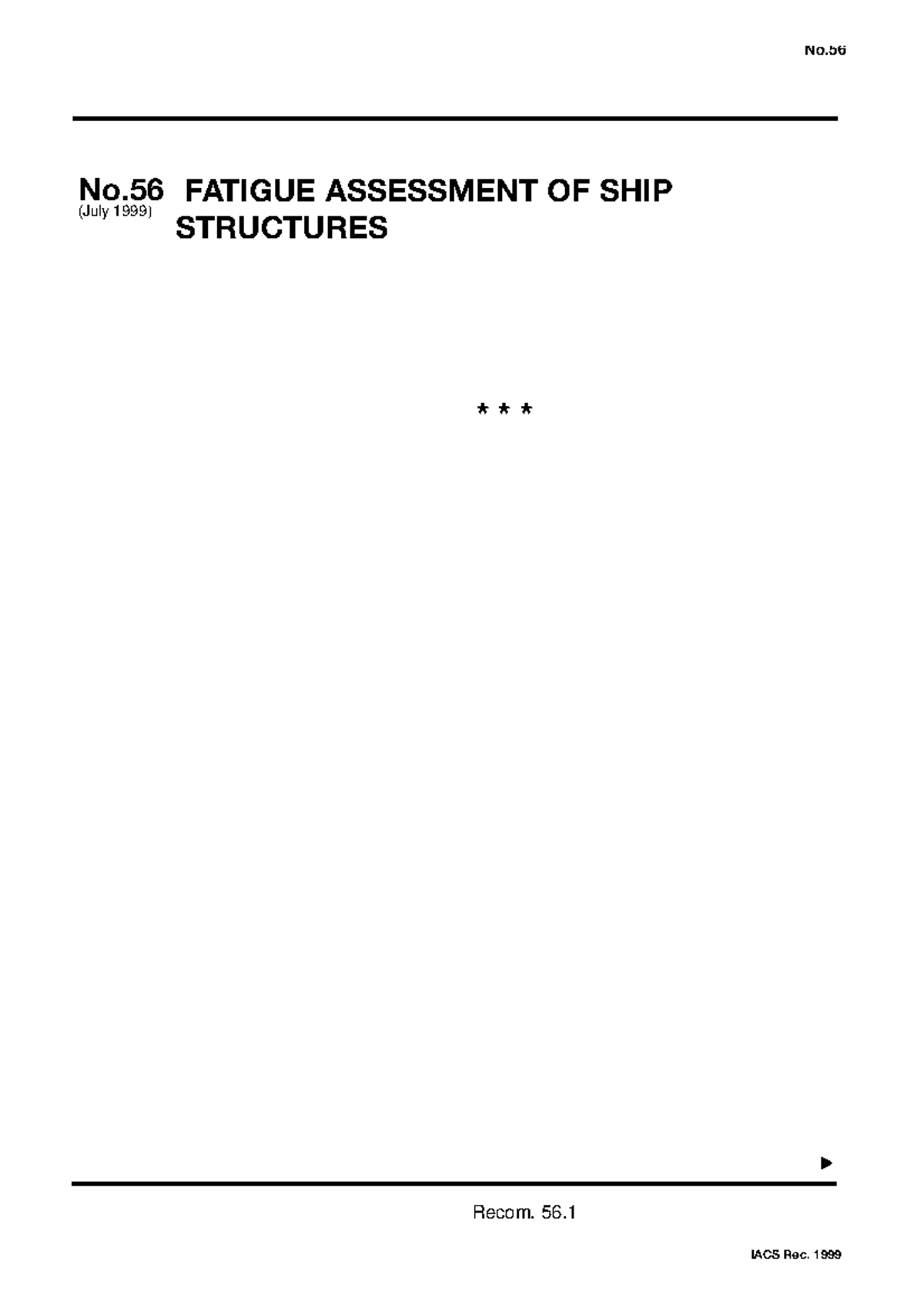 Fatigue Assessment of Ship Structures: Comprehensive Guide (ENG-101 ...