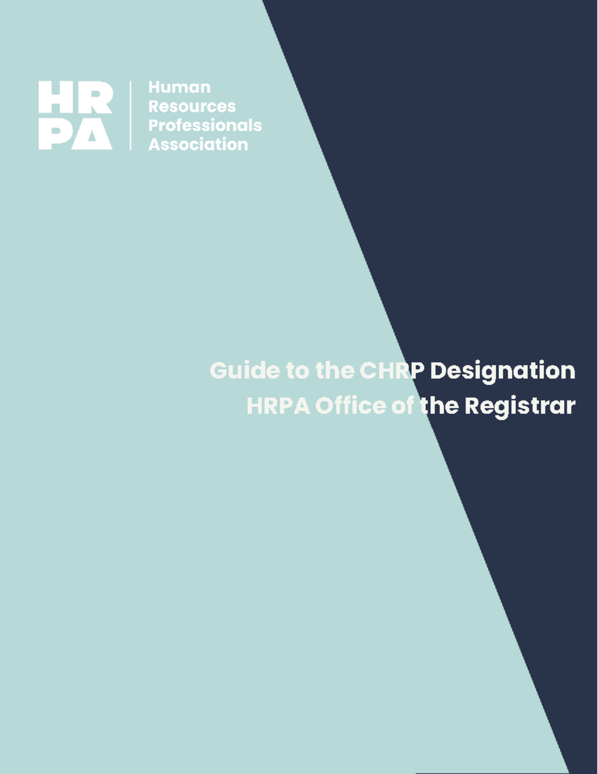 CHRP-Guide: Essential Info for CHRP Designation & Exams - Studocu