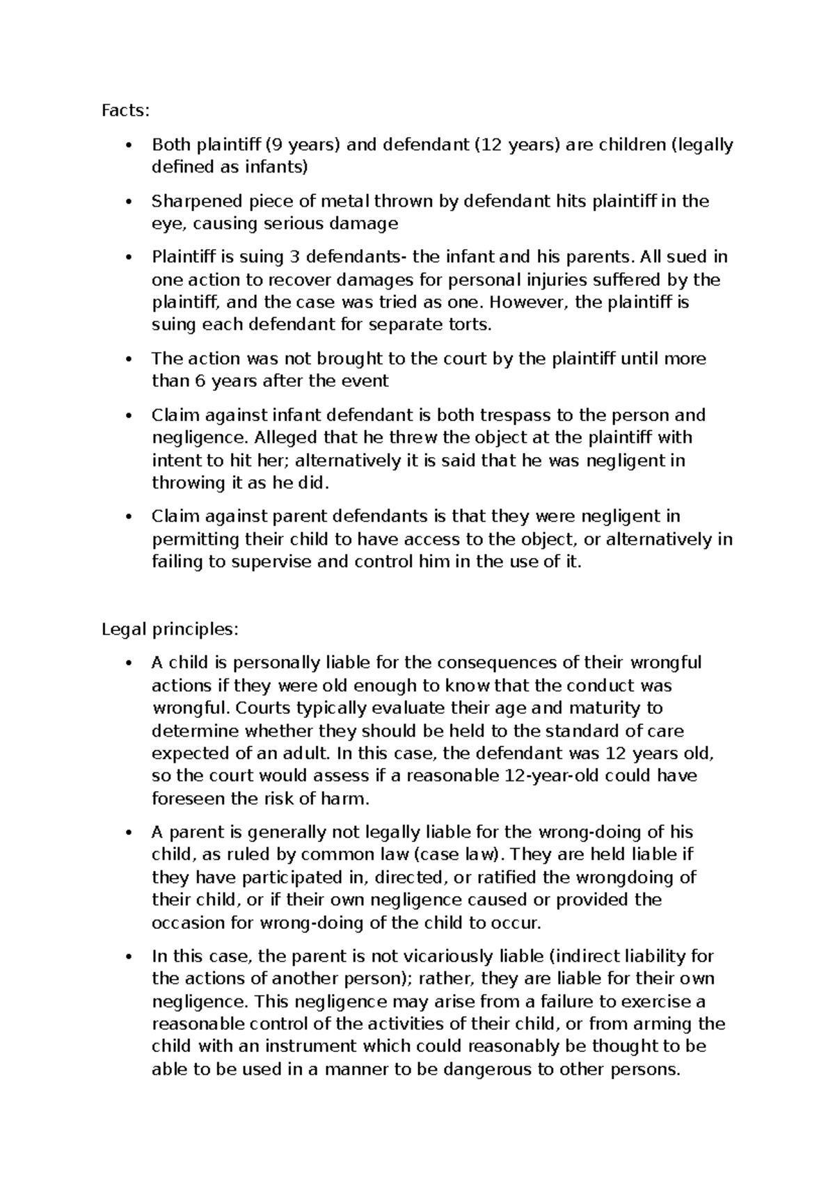 Mchale v Watson Case Summary: Legal Principles & Injuries Explained ...