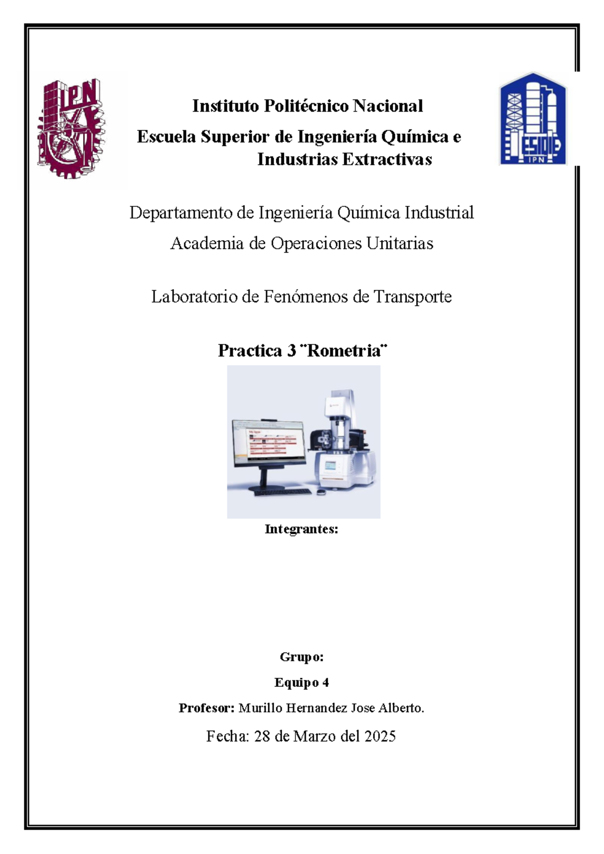 Práctica 3: Análisis de Reometría y Viscosidad en Fluidos - Studocu