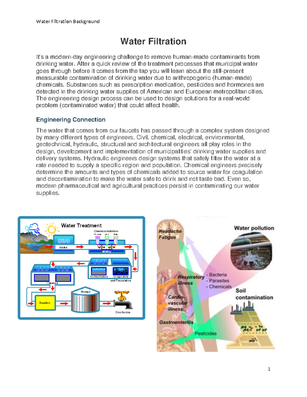ENGR 101: Water Filtration Processes and Contaminant Removal Techniques ...