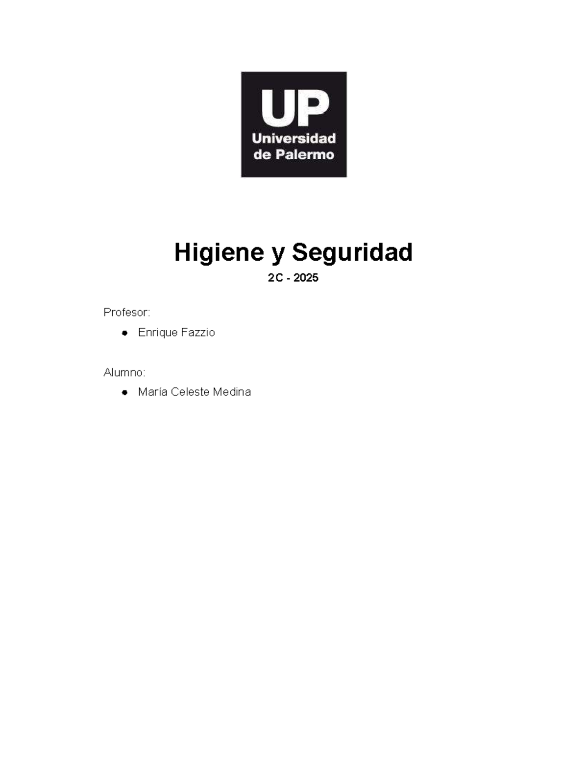 Higiene y Seguridad 2C: Uso de Faja Lumbar - 2025 - Studocu