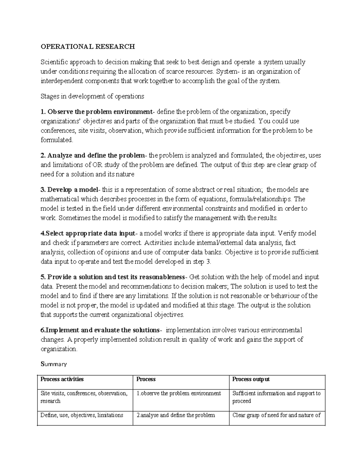 OPM 101: Operations Research - A Systematic Approach to Decision Making ...