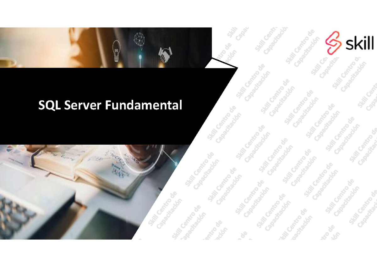 SQL Server 101: Fundamentos de Bases de Datos y DML/DDL - Studocu