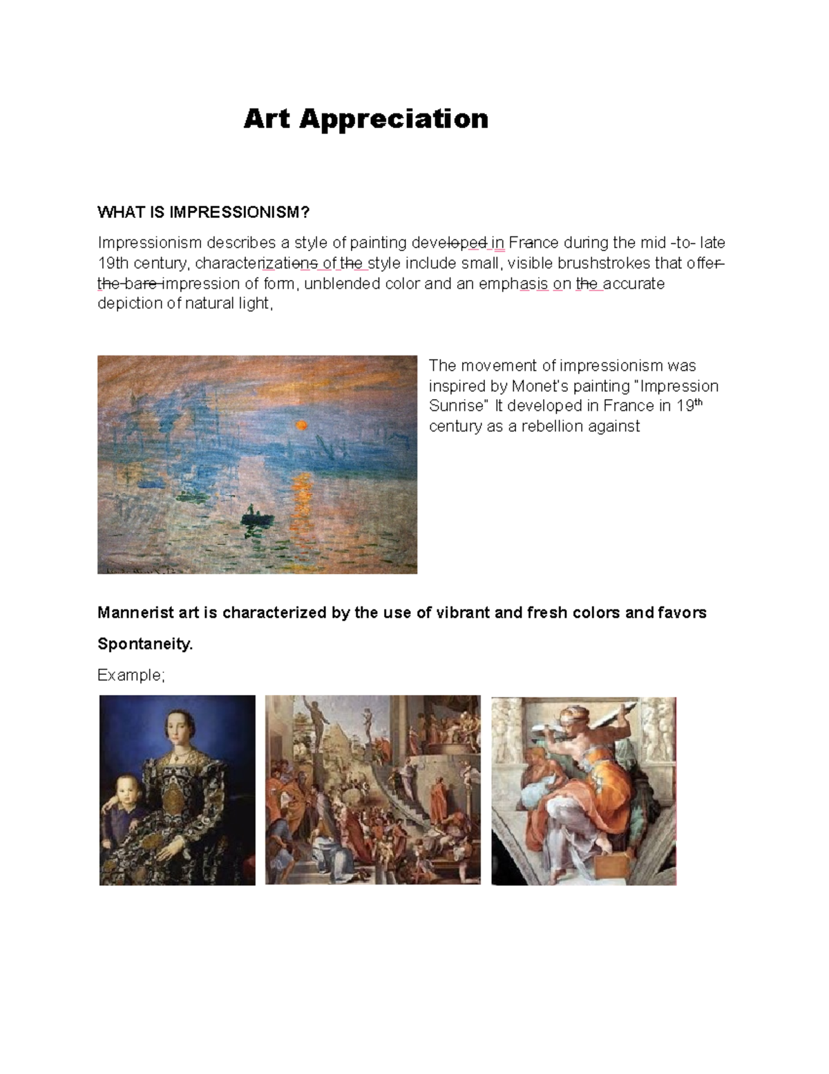 Art Appreciation: Understanding Impressionism Techniques and Artists ...