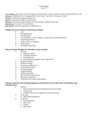 COPD Pamphlet Assignment from NSG 170 - COPD Chronic Obstructive ...