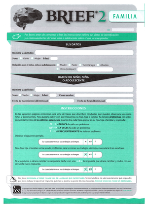 Wppsi IV - Cuadernillo de Anotación de 4 a 7 años - Psicolgia educativa - Studocu