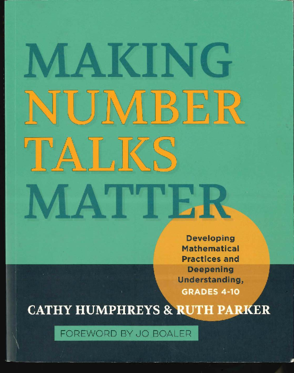 Course Review Notes - Number Talks and Mathematical Understanding - Studocu