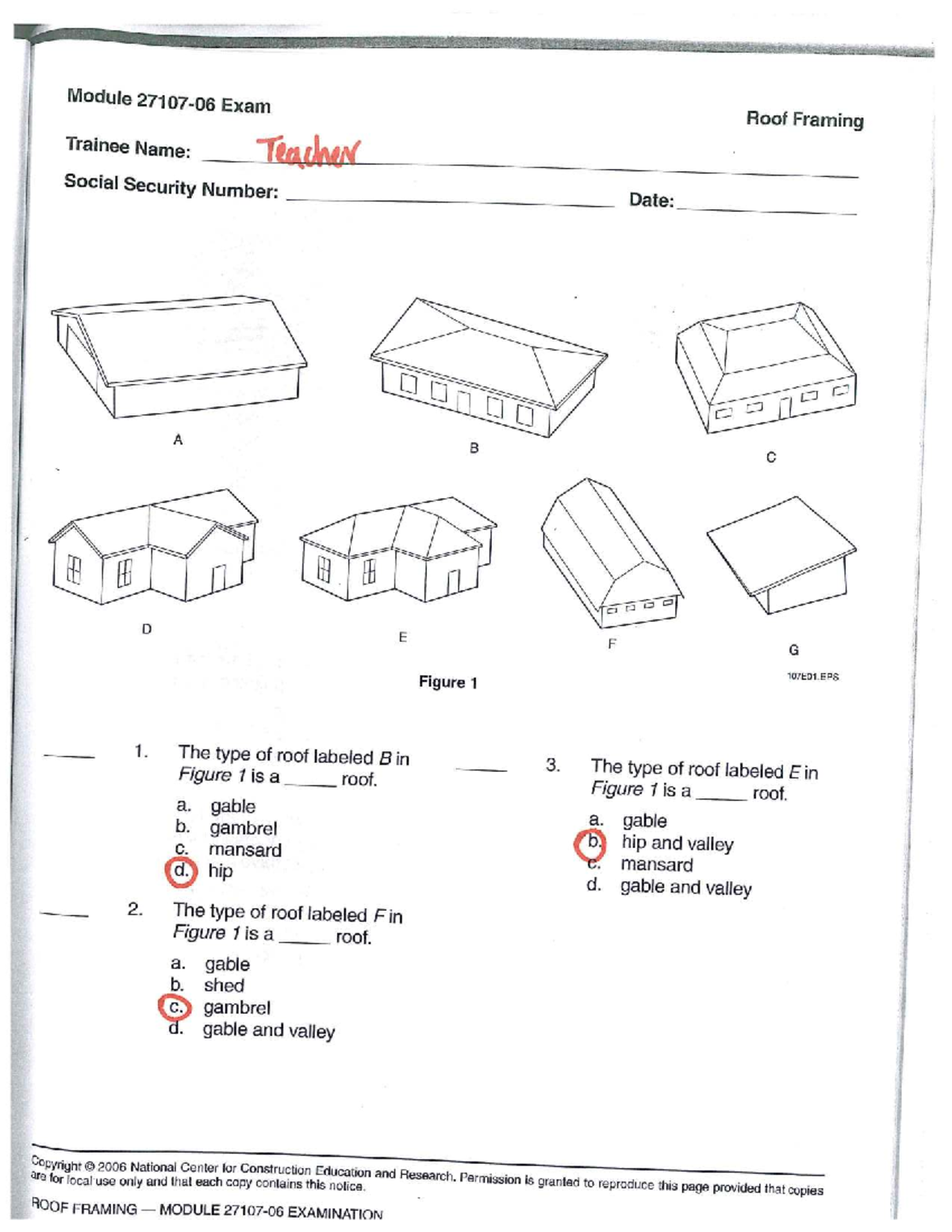 Final Exam Preparation Notes for Roof Framing - CARP 107E - Studocu