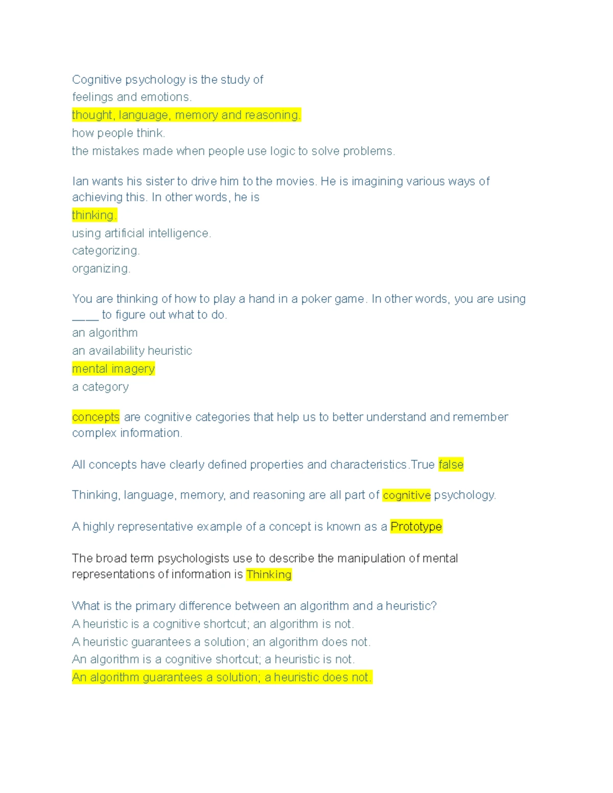 Psych-week-1-questions - Read and highlight say blank The field of ...