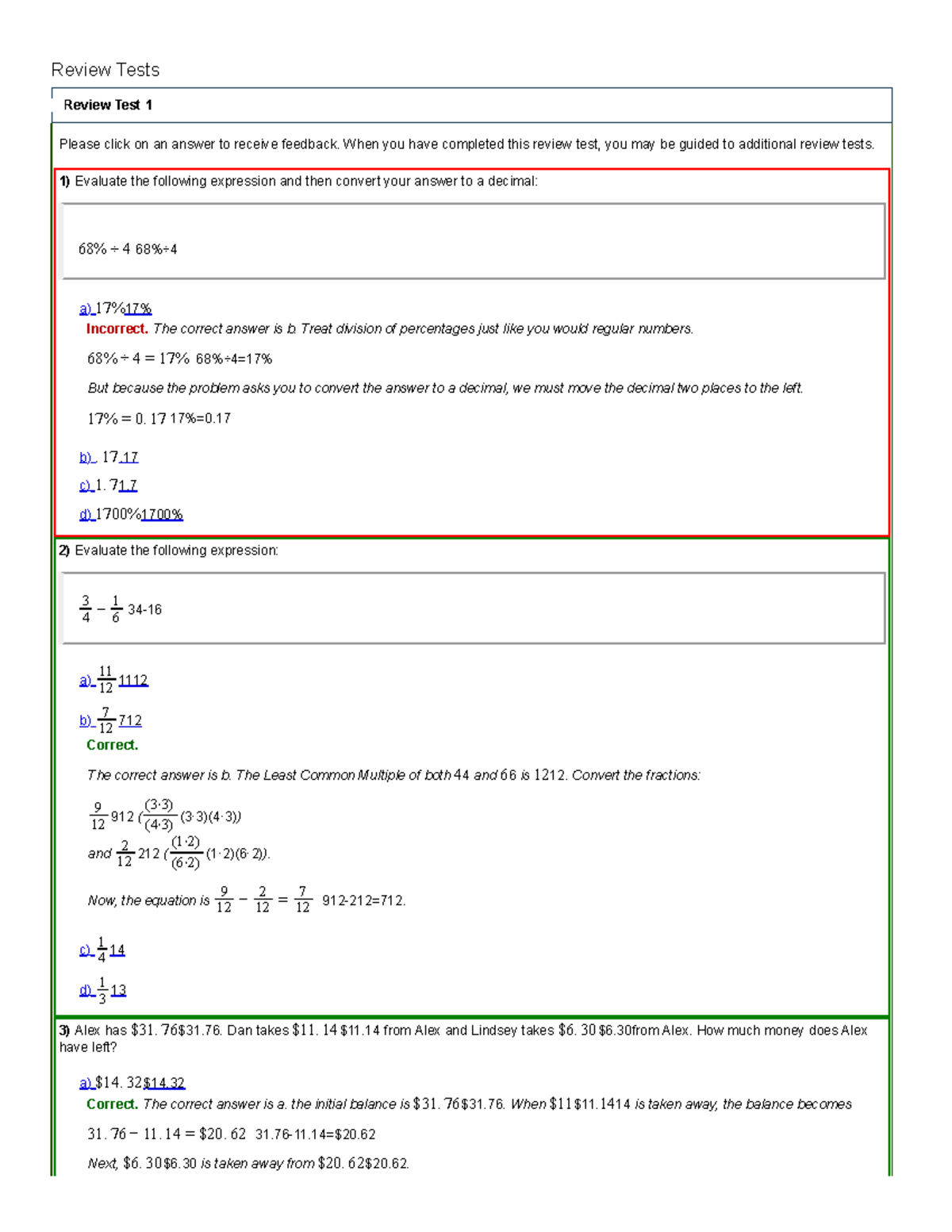 Module 2 Review Test - Practice Questions and Answers - Studocu