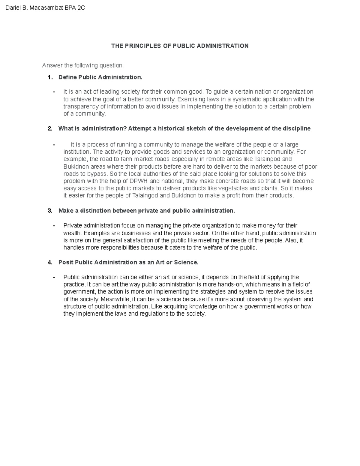 THE Principles OF Public Administration - THE PRINCIPLES OF PUBLIC ...