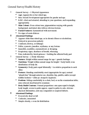 [Solved] 2 Identify normal and abnormal assessment findings for a ...