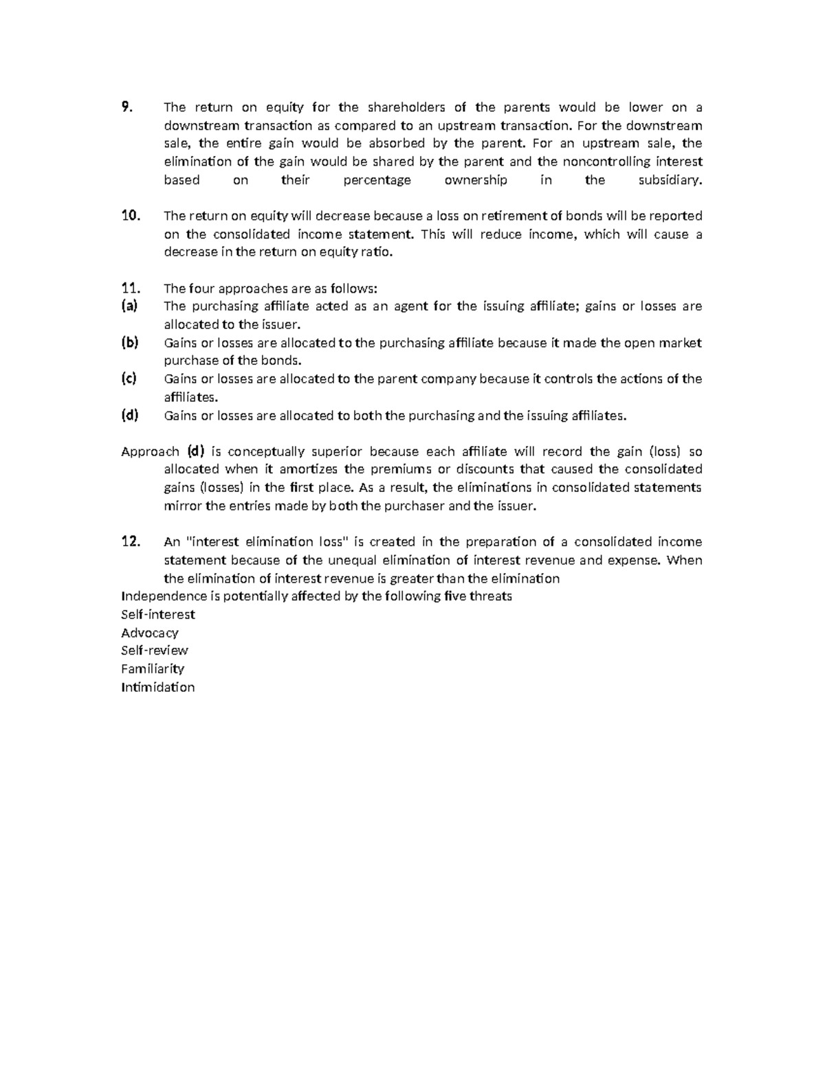 Study 20 - Exam Notes on Return on Equity and Internal Control - Studocu