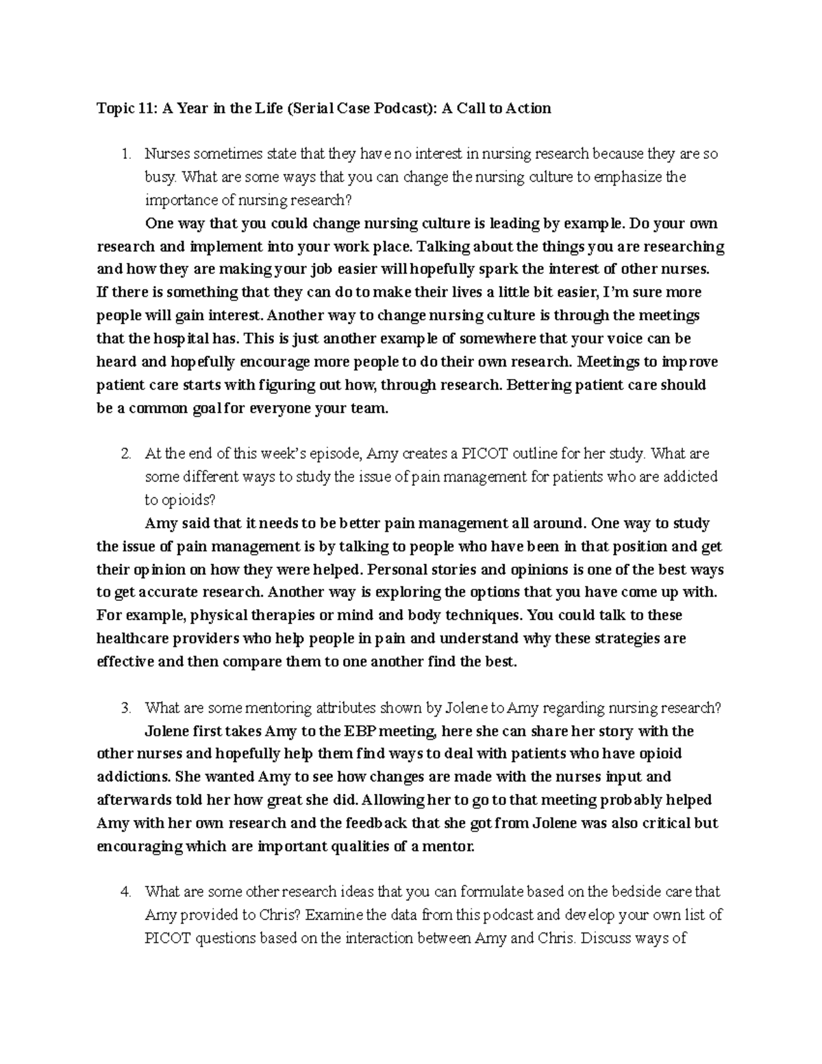 Podcast 11 Homework - Topic 11: A Year in the Life (Serial Case Podcast ...