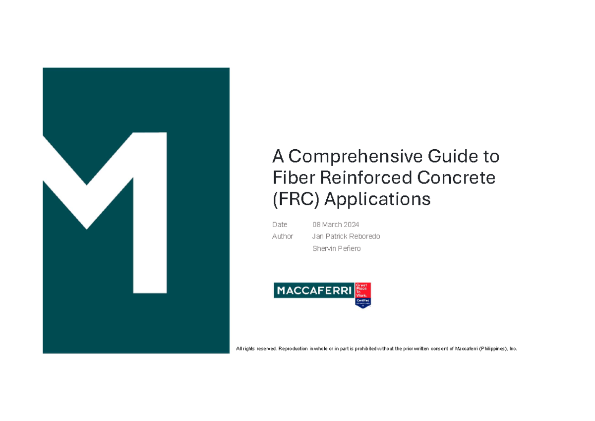 A Comprehensive Guide to FRC Applications: Microstructure & Design ...