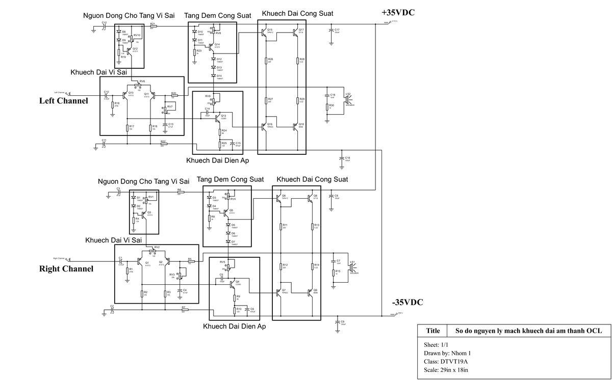 Nguon Dong Cho Tang Vi Sai - OCL Circuit Design DTVT19A - Studocu