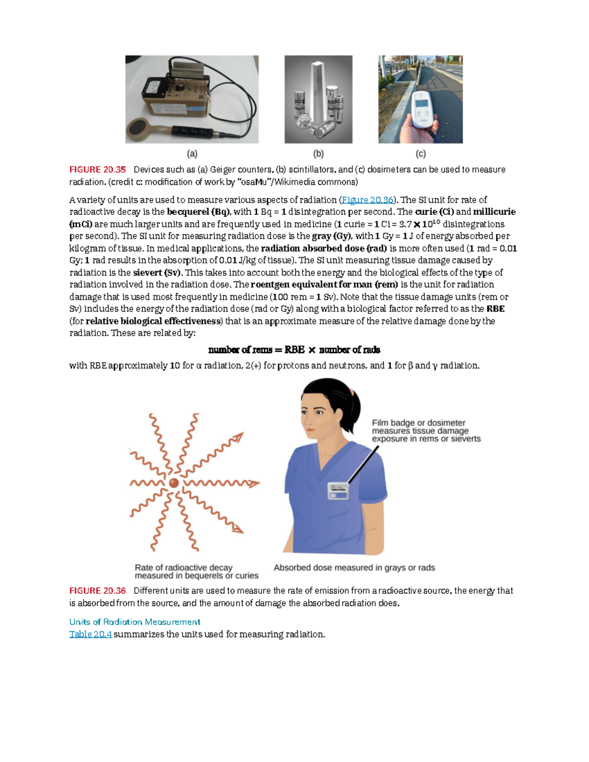 Nuclear Chemistry: Biological Effects of Radiation (20.6) - Studocu