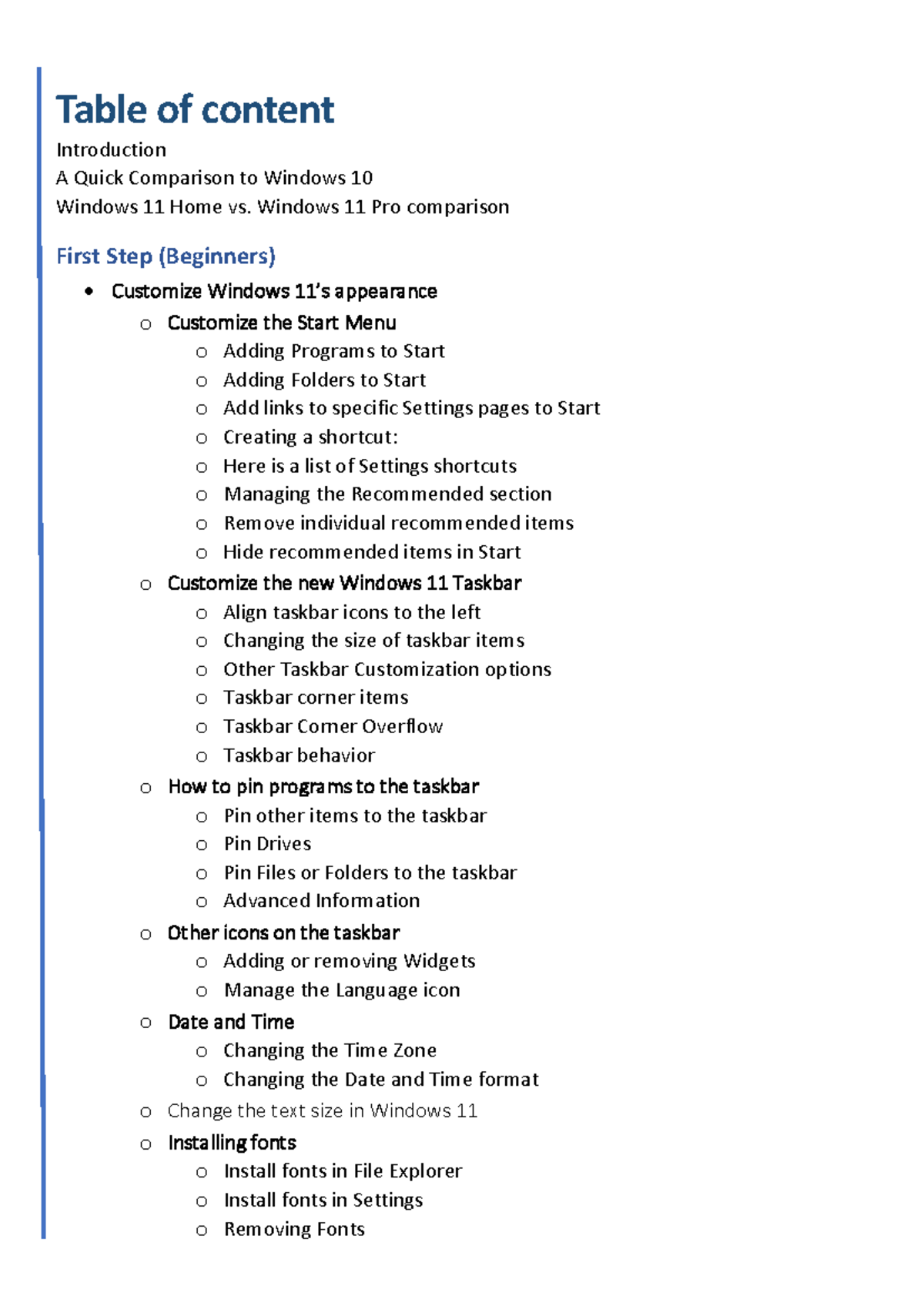 Windows 11 Syllabus: Comprehensive Course Outline and Guide - Studocu