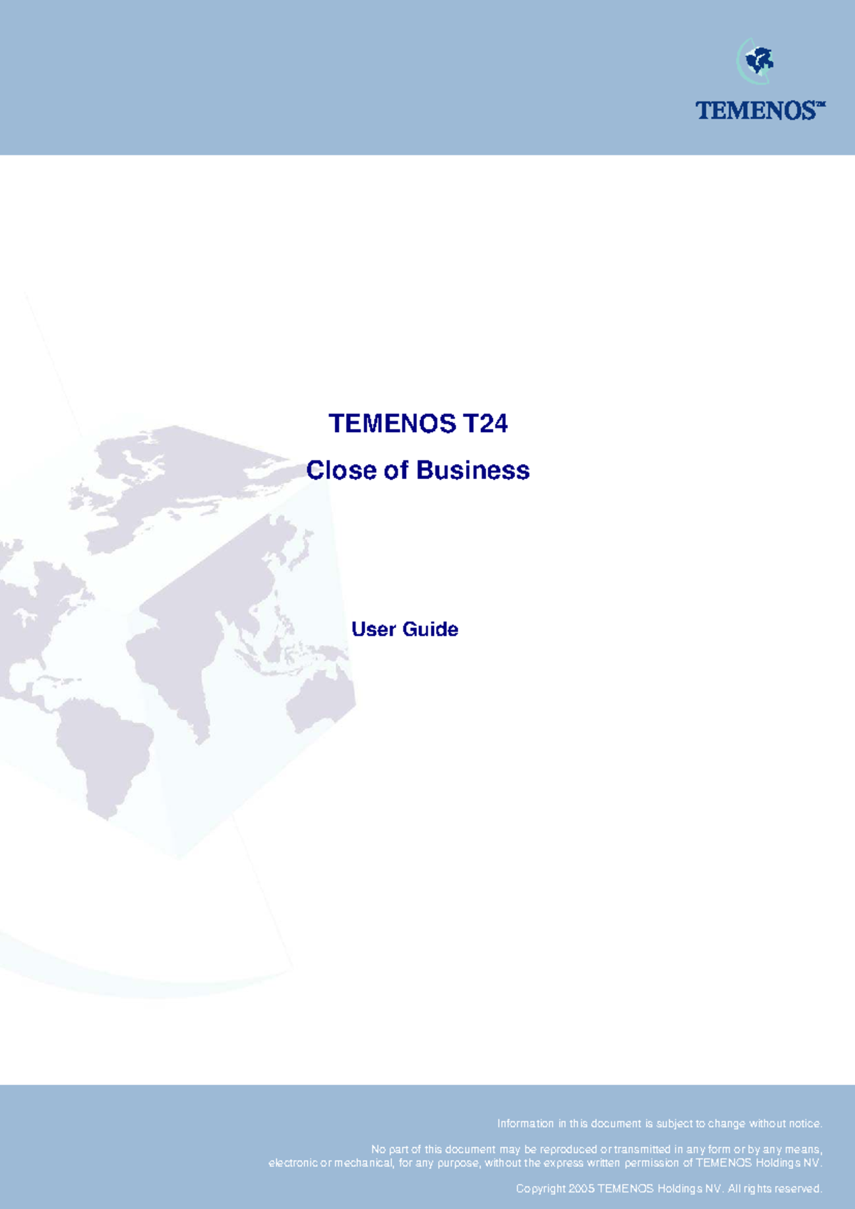 TEMENOS T24 COB User Guide: Setup, Execution & Error Handling - Studocu
