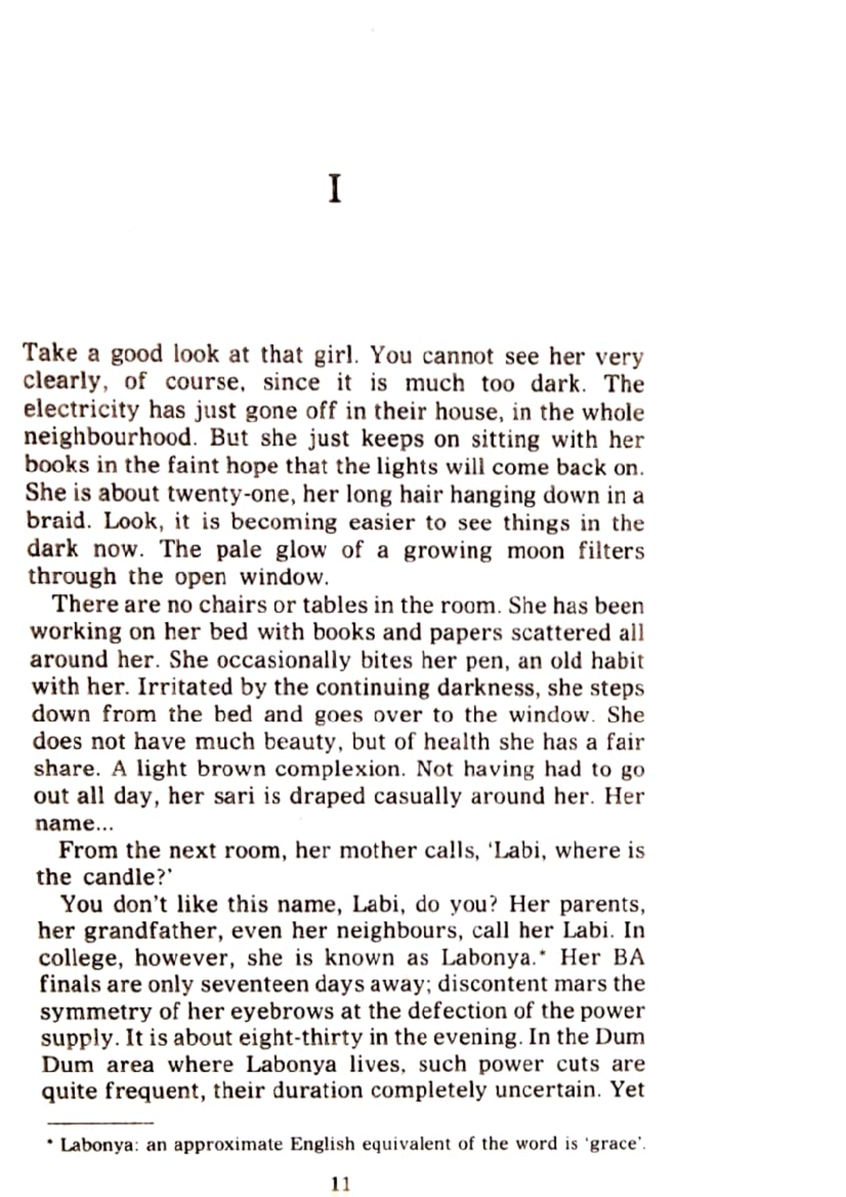 Ch 1: Labonya's Struggles in the Dark - BA Finals Prep - Studocu