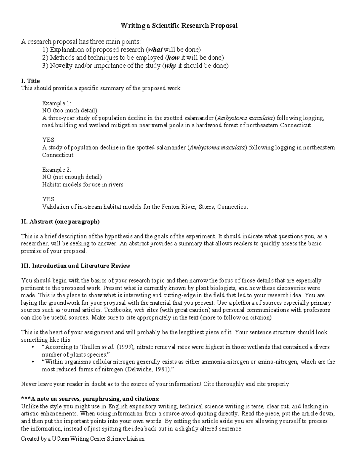 Scientific Research Proposal Template: Key Components and Guidelines ...