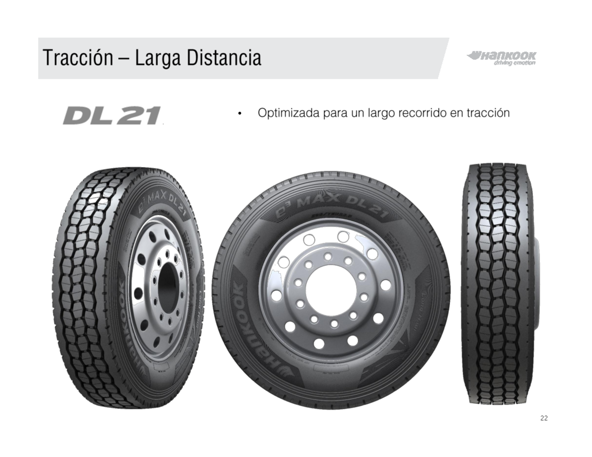 DL21 Hankook - Technical Datasheet for Long-Distance Traction - Studocu