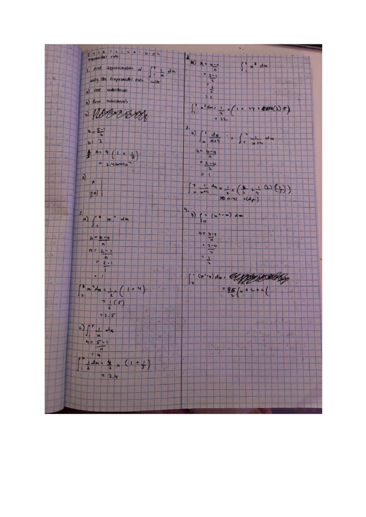 Chapter 6: Trapezoidal Rule and Area Approximations in Calculus - Studocu