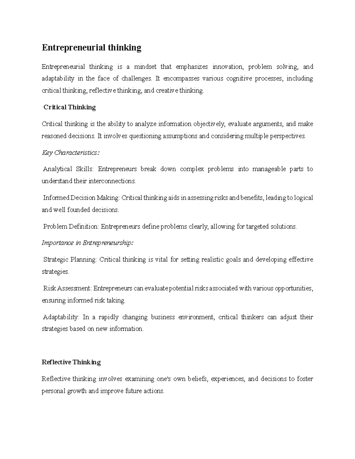 Entrepreneurial Thinking: Key Aspects of Innovation & Problem Solving ...
