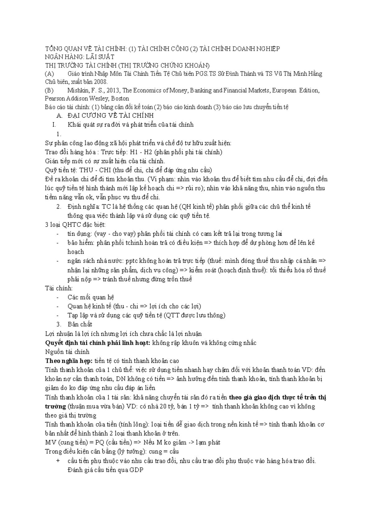 TỔNG QUAN VỀ TÀI CHÍNH CÔNG VÀ DOANH NGHIỆP NGÂN HÀNG (Môn: Nguyên Lý ...