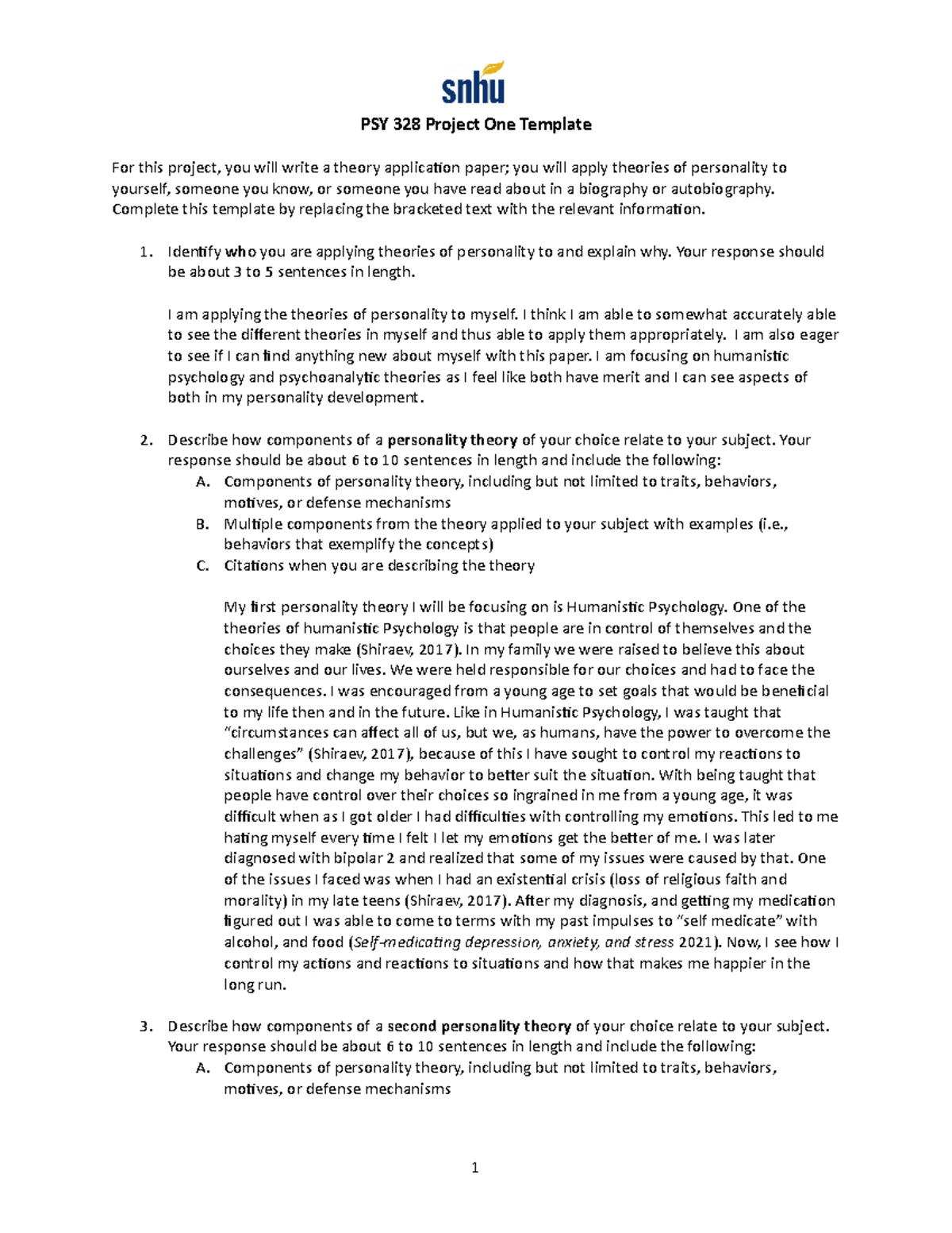 PSY-2-1 Journal: Examining Continuity and Discontinuity in Development ...
