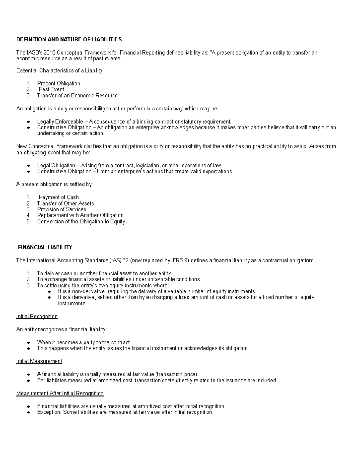 Financial Liabilities Notes: Definition, Characteristics, and Types ...