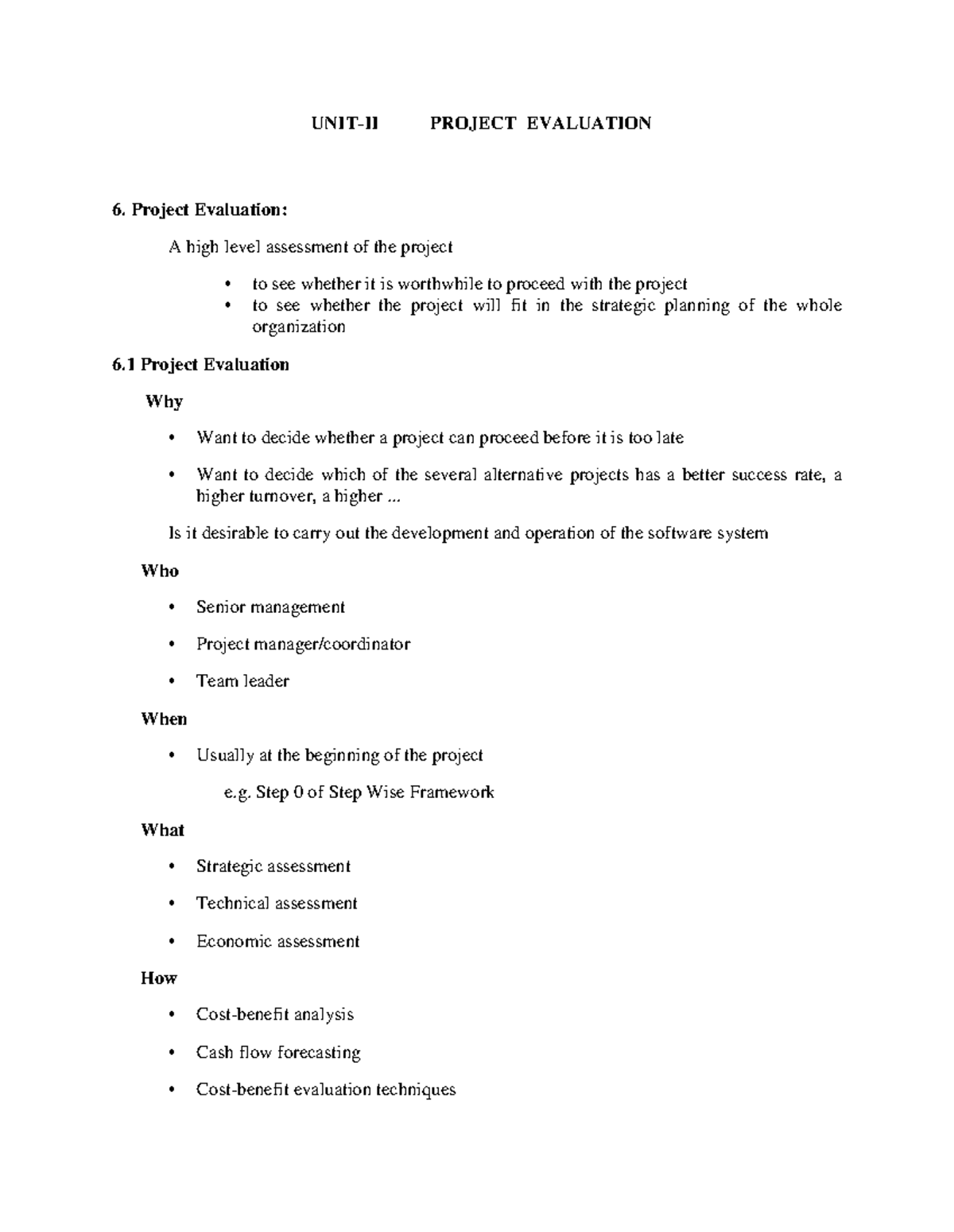 IT2403 Software Project Management - Comprehensive Project Evaluation ...