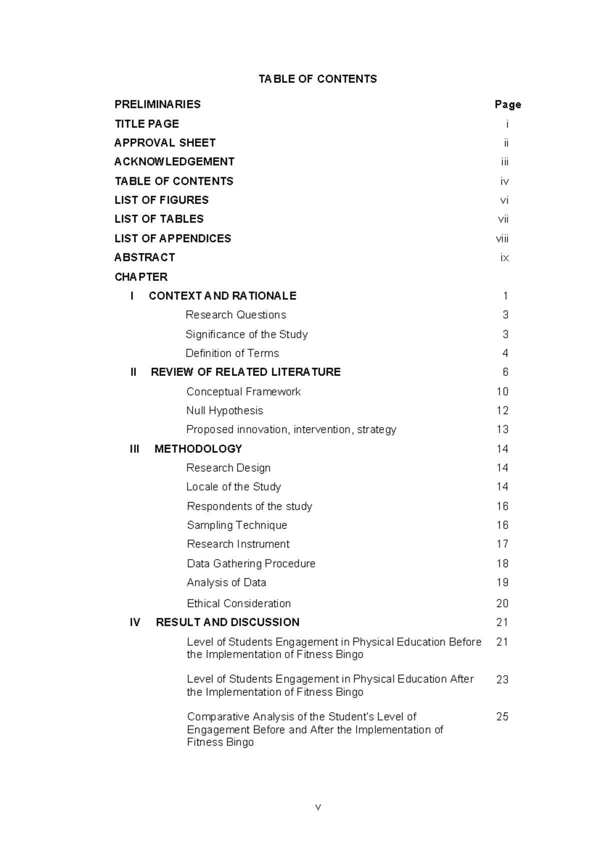 AR Final NA Table of Contents, Figures, and Appendices Overview - Studocu