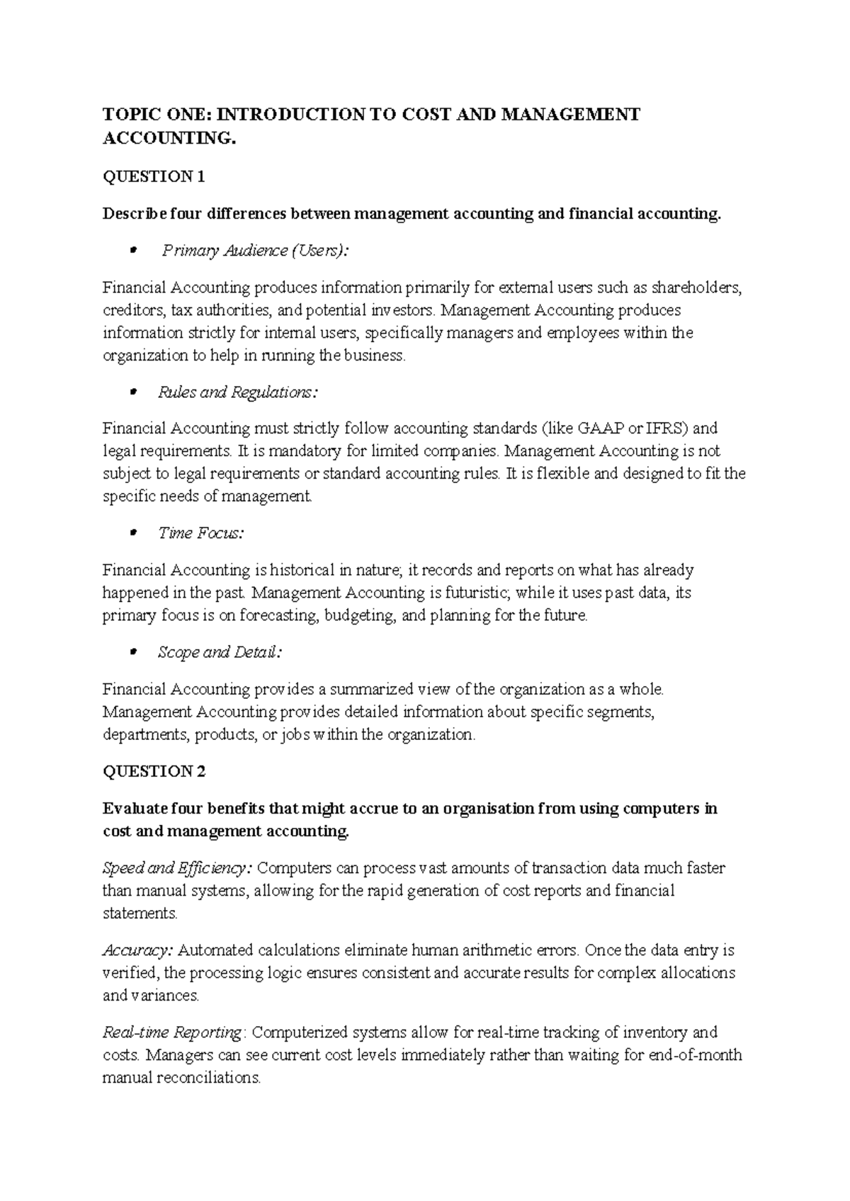 Cost Accounting Theory: Key Differences, Benefits, and Limitations ...