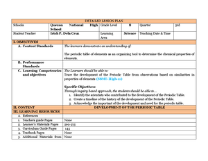 DLP- CELL Cycle - DETAILED LESSON PLAN School Quezon National High ...