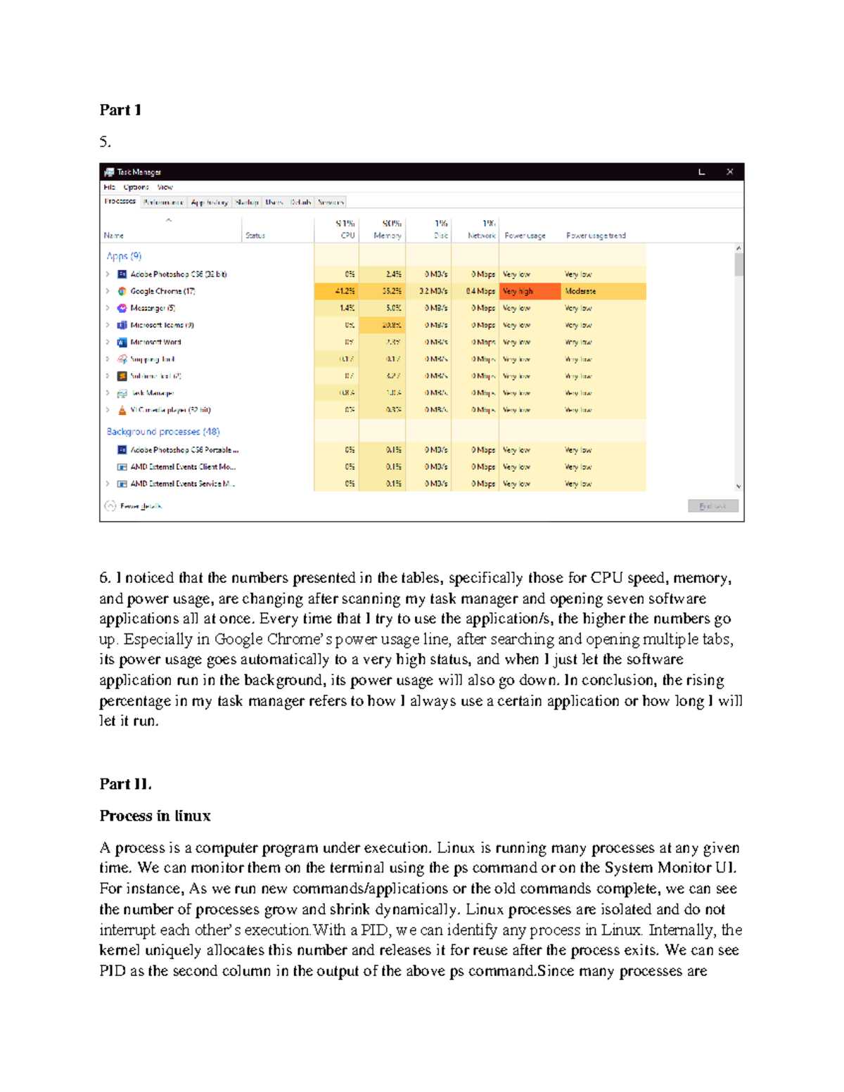 Laboratory Exercise 1: CPU Processes and Threads in Linux & Android ...