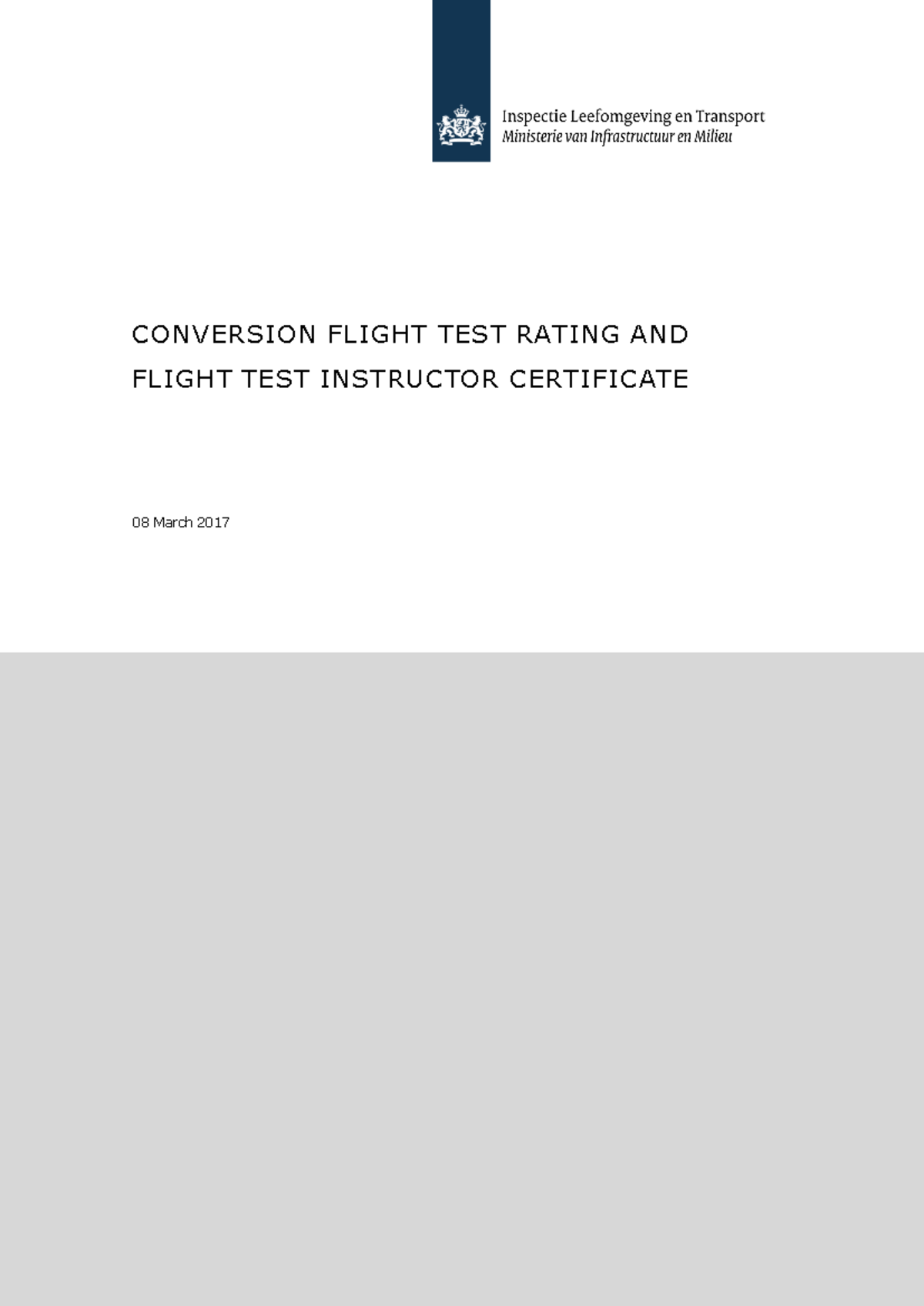 Conversion Flight Test Rating & Instructor Certificate Overview (FCL ...